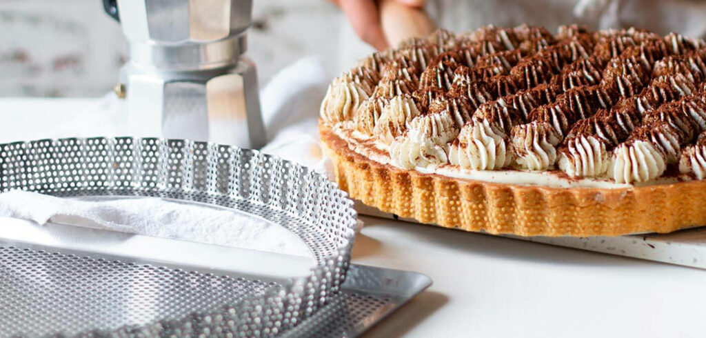 Perforierte Edelstahl-Backformen